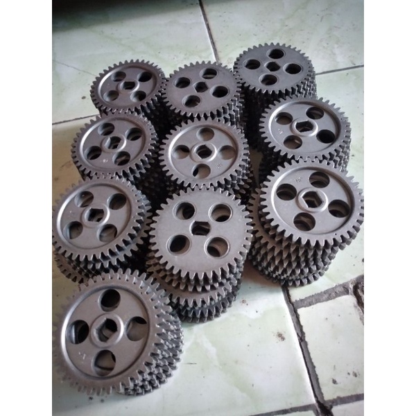 Jual ger gear gigi pompa oli mega pro,Tiger orijinal viar mata 37T | Shopee Indonesia