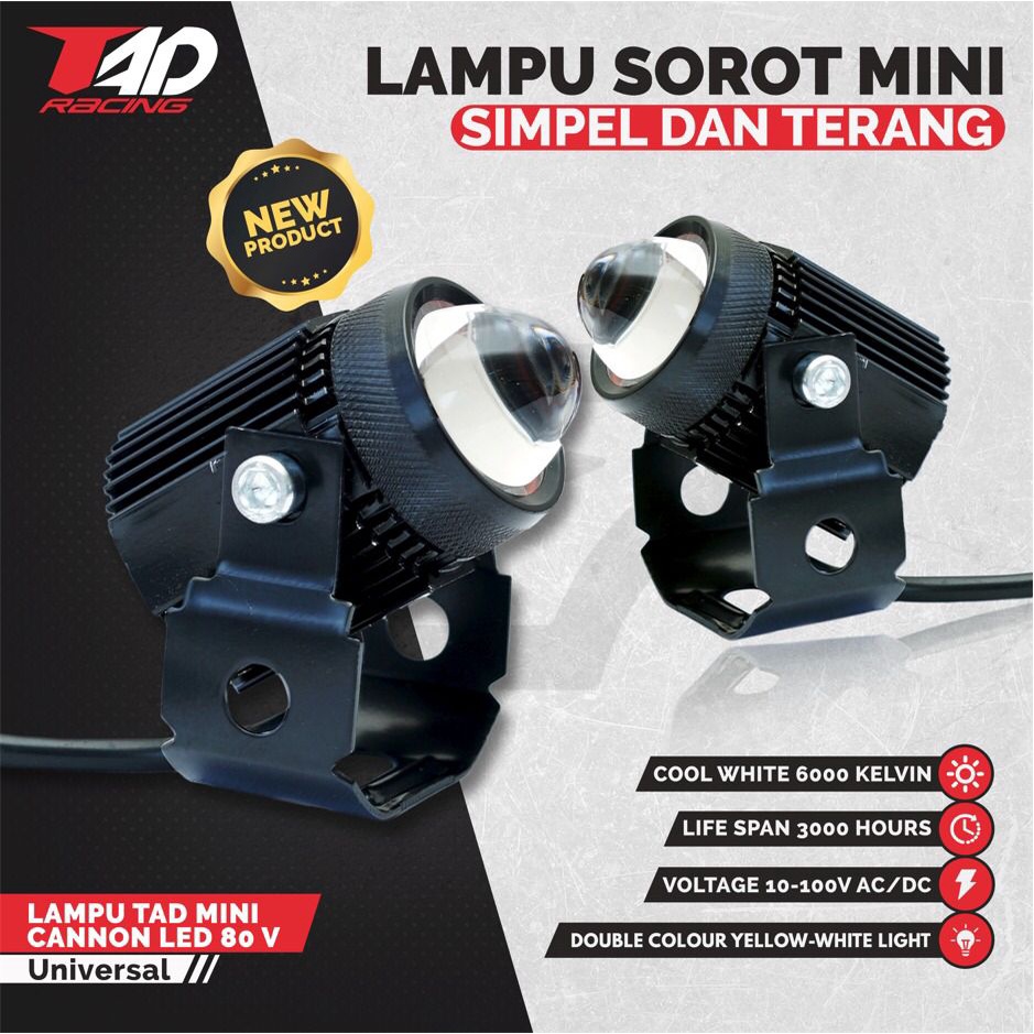 Jual LAMPU TAD MINI CANNON LED 80V | Shopee Indonesia