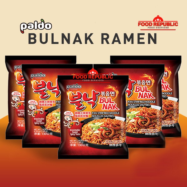 Jual Paldo Bulnak Bokkumyun Noodle 140 GR / Ramen / Mie Instan Pedas Enak Halal | Shopee Indonesia