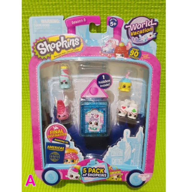 Jual Shopkins Season 8 World Vacation Americas Original by Moose - 5 ...