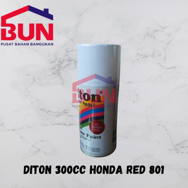 Jual Cat Semprot Diton 300cc- honda red 801 | Shopee Indonesia
