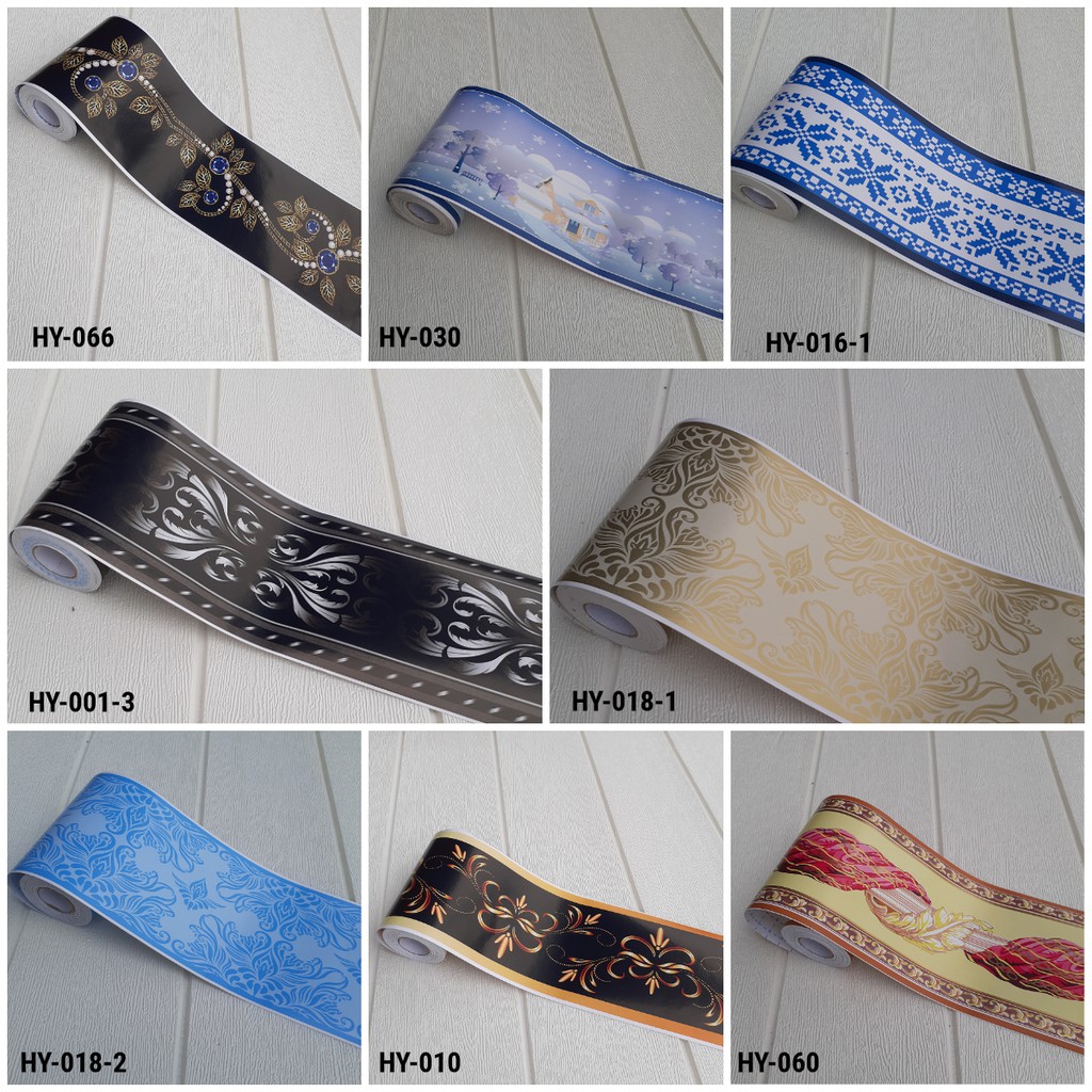 Jual List Border List Tembok Border Wallpaper Premium Size 10Cmx10M ...