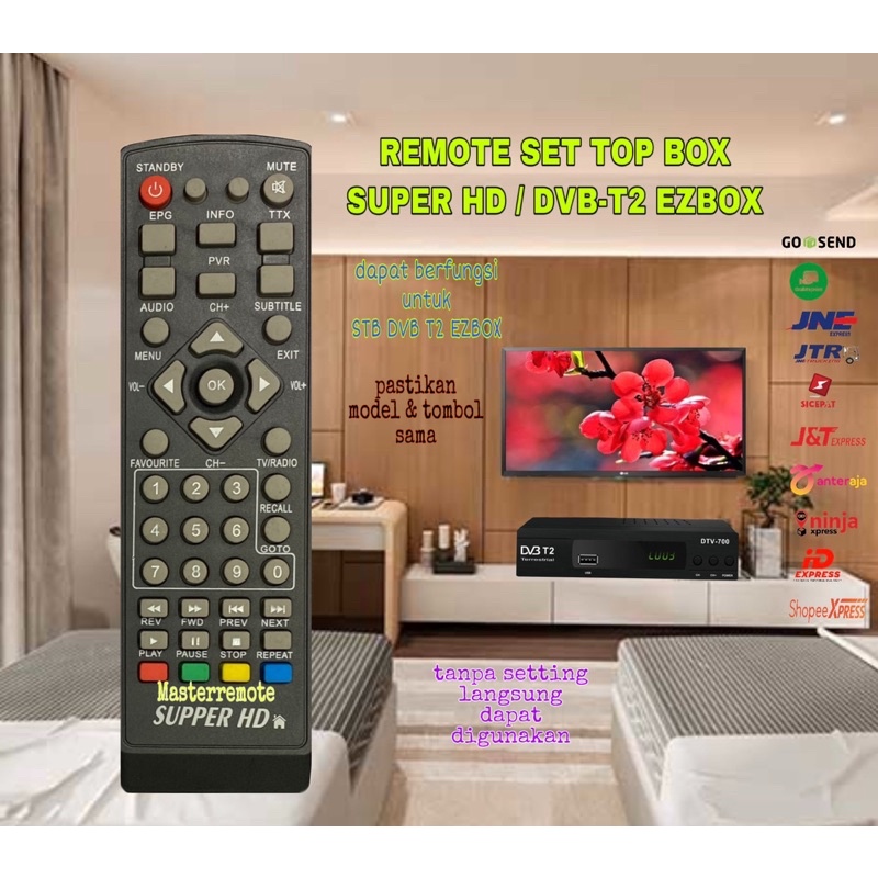 Jual REMOT REMOTE SET TOP BOX SUPER HD | Shopee Indonesia