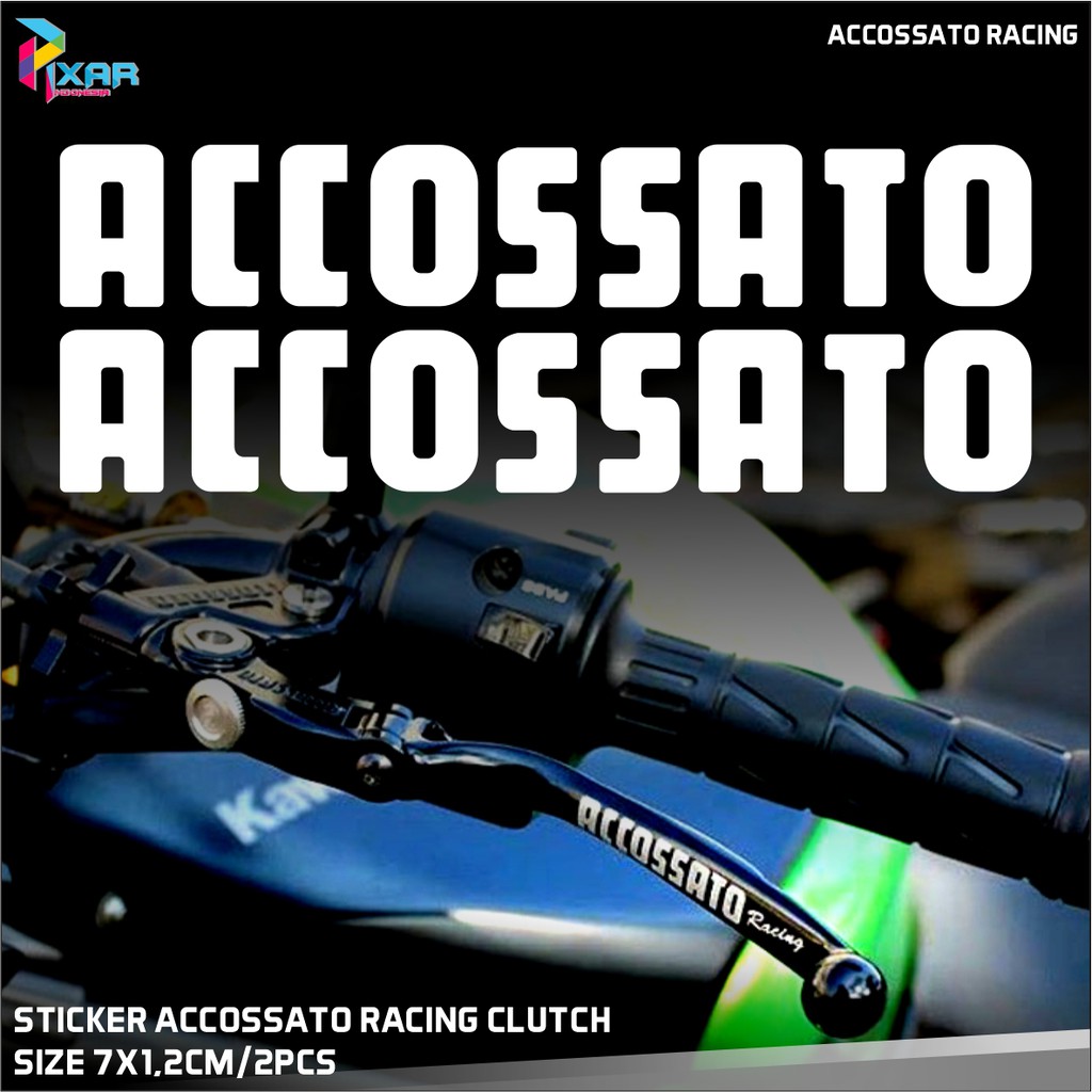 Jual STIKER STICKER CUTTING ACCOSSATO RACING LEM KUAT TAHAN BERTAHUN ...
