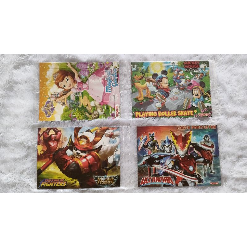 Jual Mainan Edukasi Anak Puzzle Kertas Karakter Mobile Legends ...