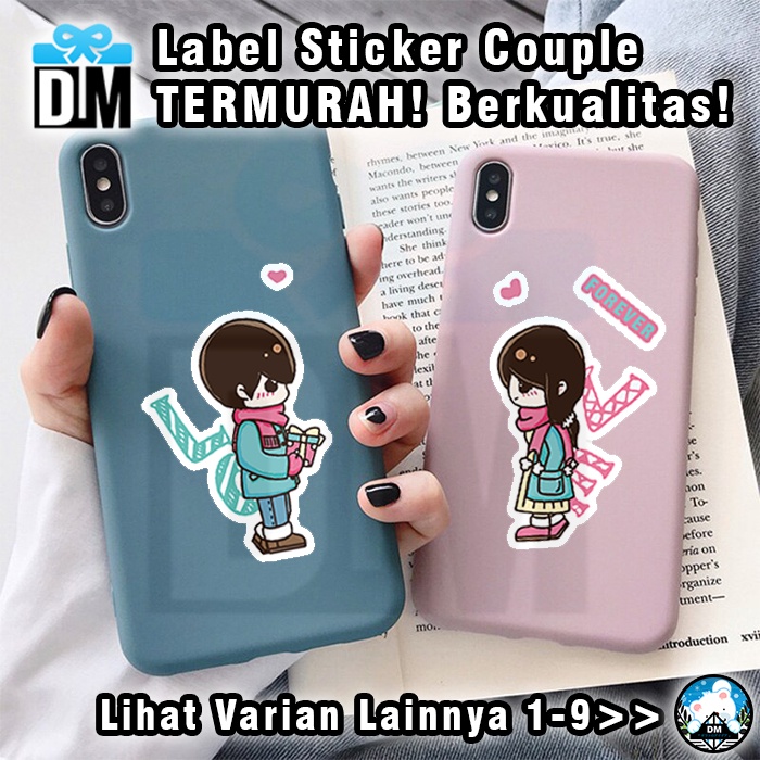 Jual Sticker Couple Stiker Casing Case Pasangan Pacaran Cinta Romantis ...