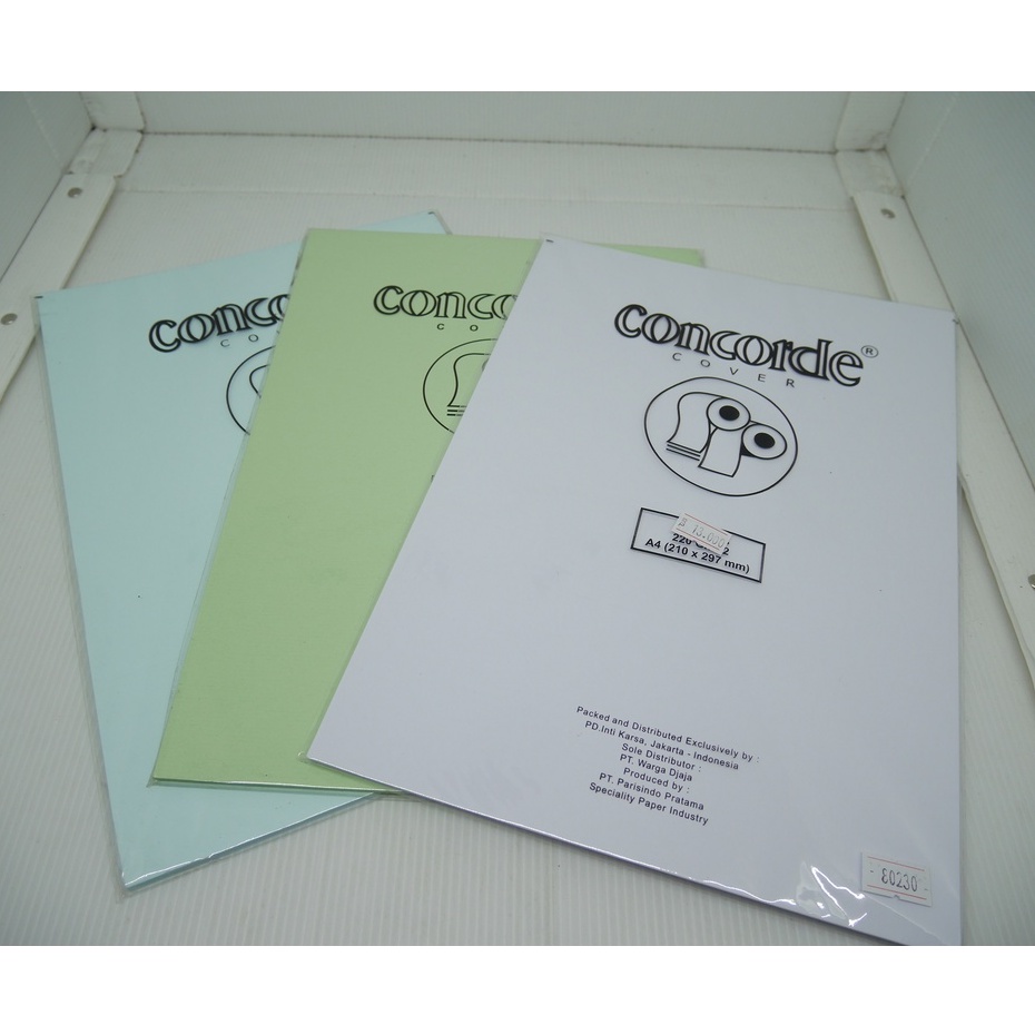 Jual KERTAS CONCORDE 220GR UKURAN A4 | Shopee Indonesia