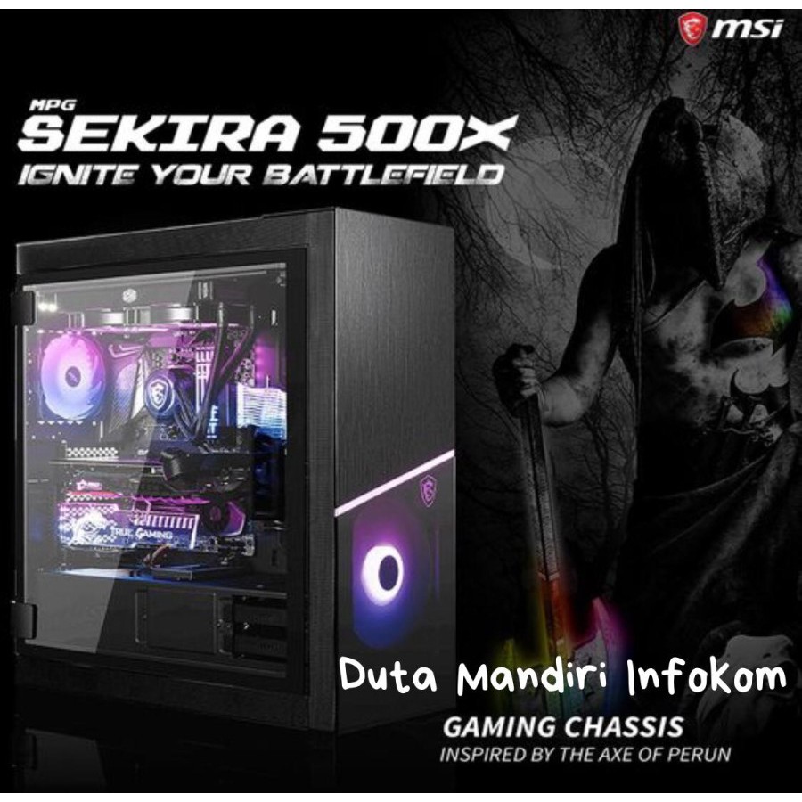 Jual Msi MPG Sekira 500X - Tempered Glass E-ATX Gaming Case | Shopee ...