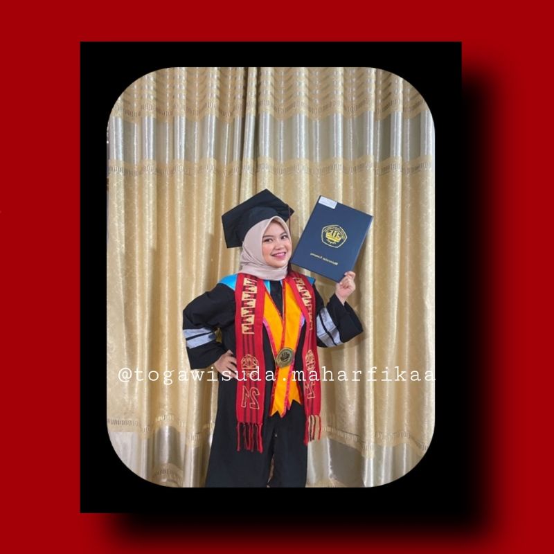 Jual Toga Wisuda Pascasarja/Magister Unila/ Universitas Lampung, Toga ...