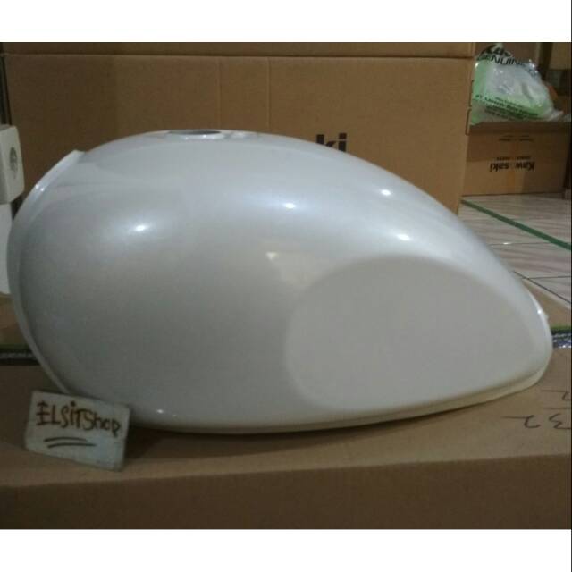 Jual TANK COMP FULE TENKI BENSIN W175 PUTIH POLOS | Shopee Indonesia