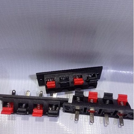 Jual terminal/socket speaker jepit 4 channel/ 4 pin | Shopee Indonesia