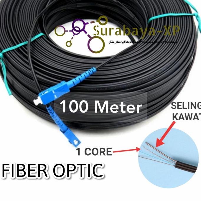 Jual Kabel Fiber Optik Fo 100M Dropcore 100 Meter Drop Core Sc Upc ...