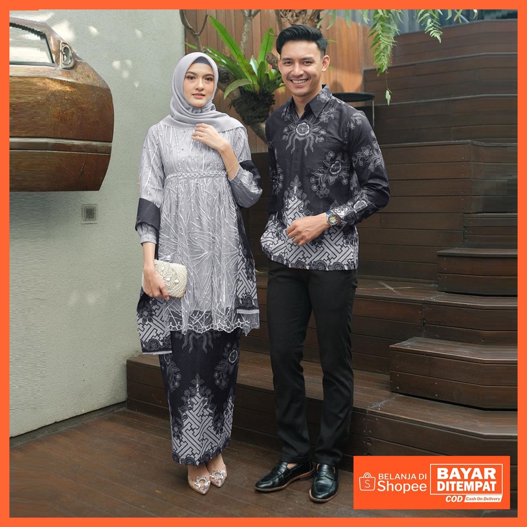 Jual {NEW ARRIVAL} KEBAYA COUPLE BATIK MODERN - TUNIC BRUKAT KEBAYA ...