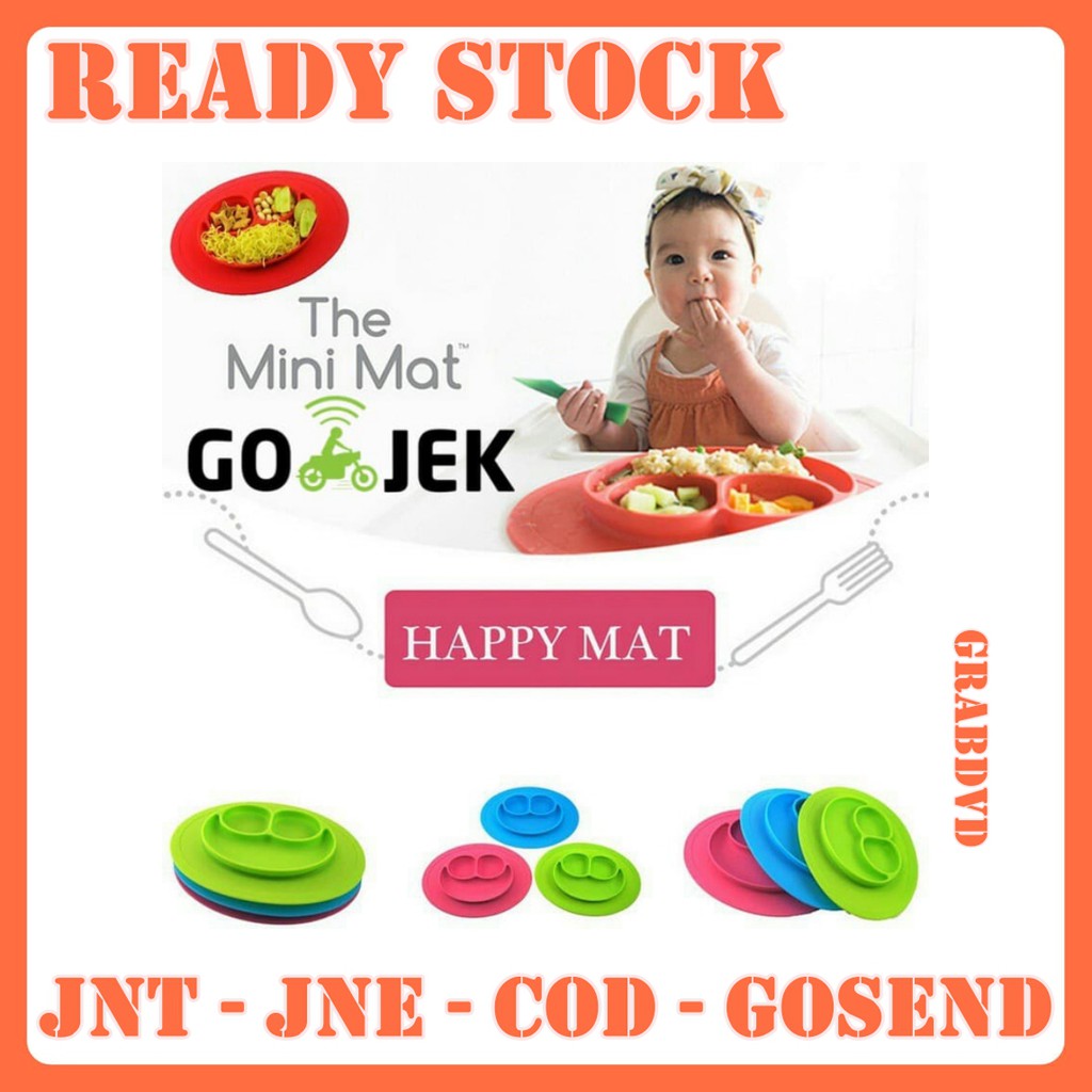 Jual Happy Mat Piring Bayi Silikon / Silicon Plate / Silicone BPA FREE ...