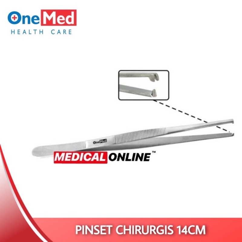 Jual PINSET ANATOMI CHIRURGIS 14CM / PINSET ANATOMIS CHIRUGIS 14 CM ...