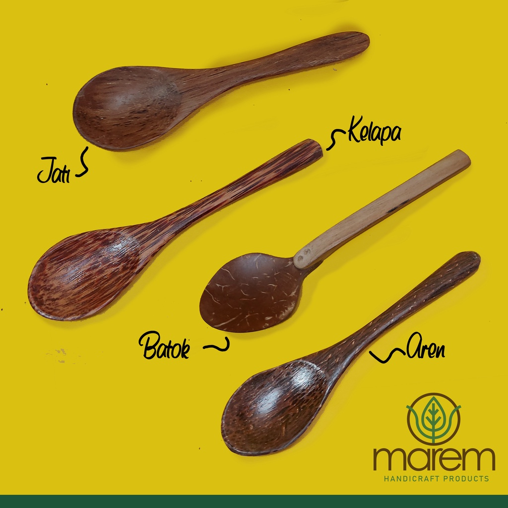 Jual SENDOK TEH KAYU SENDOK TEH BATOK SENDOK TEH KELAPA SENDOK MINI ...