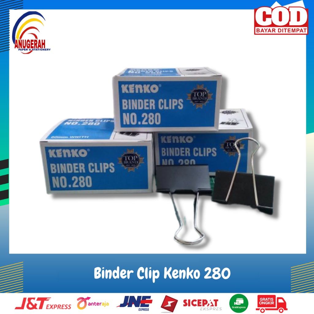 Jual Binder Clip Kenko No 280 (PAK) | Shopee Indonesia