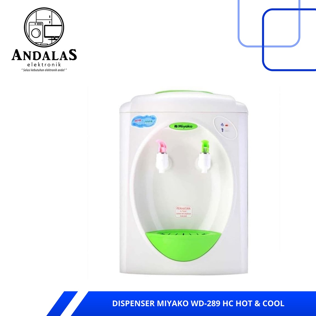 Jual Dispenser Miyako Hot n Cool Panas Dingin WD 289 HC WD289HC 289HC ...