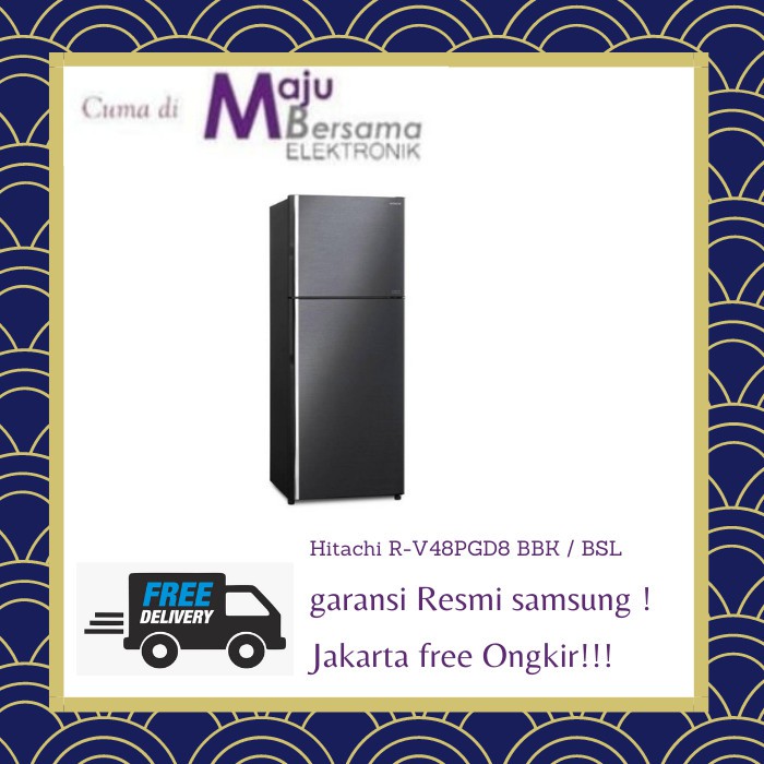 Jual Hitachi R-V48PGD8 BBK / BSL Kulkas 2 pintu | Shopee Indonesia