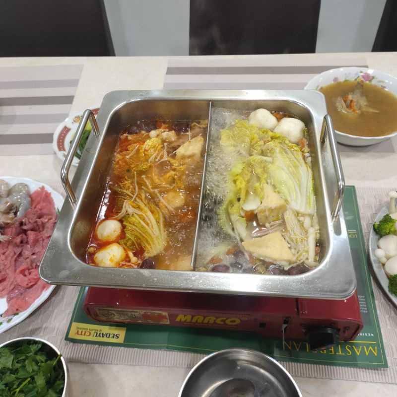 Jual Hot Pot /Shabu shabu Pan 2 Rasa Kualitas Premium | Shopee Indonesia