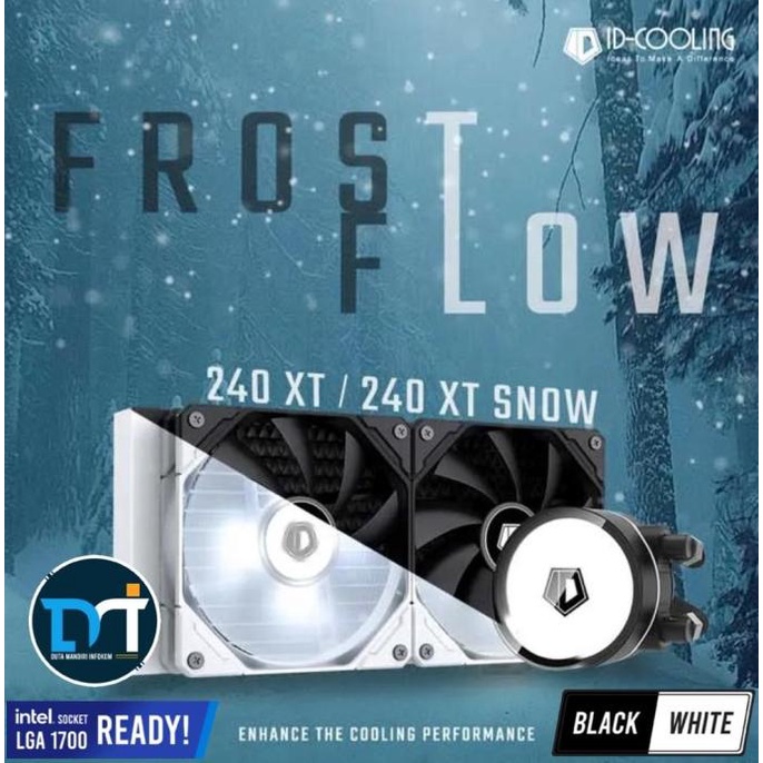 Jual ID Cooling FrostFlow 240 XT I Snow - 240mm AIO Liquid CPU Cooler | Shopee Indonesia
