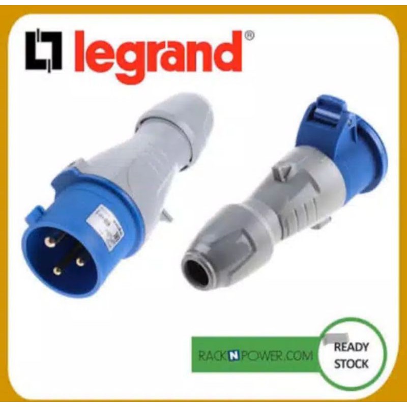 Jual Legrand Plug Industri Set Plug Mobile surface Socket 3 4 pin 16a 32a stop kontak industri ...