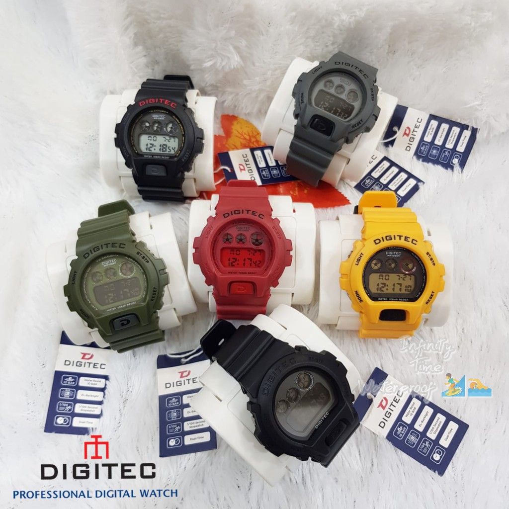 Jual Jam Tangan Digitec DG2098T DG5098T Cowok Cewek Digital Strap ...