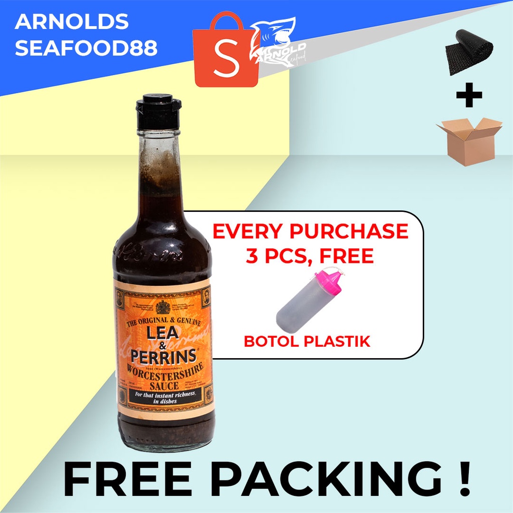 Jual (free packing)Lea & Perrins Sauce English 284ml / Saus Kecap ...