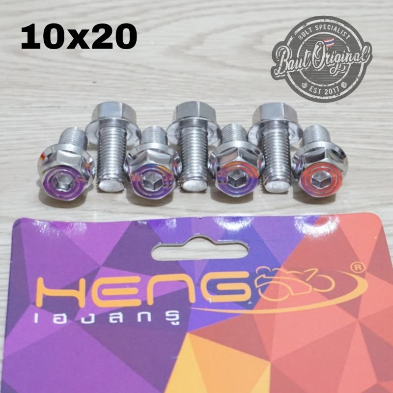 Jual baut probolt 2kunci 2 kunci stainless 10x20 drat 14 panjang 2 cm original heng thailand ...