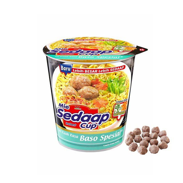 Jual MIE SEDAAP CUP BASO SPESIAL | Shopee Indonesia