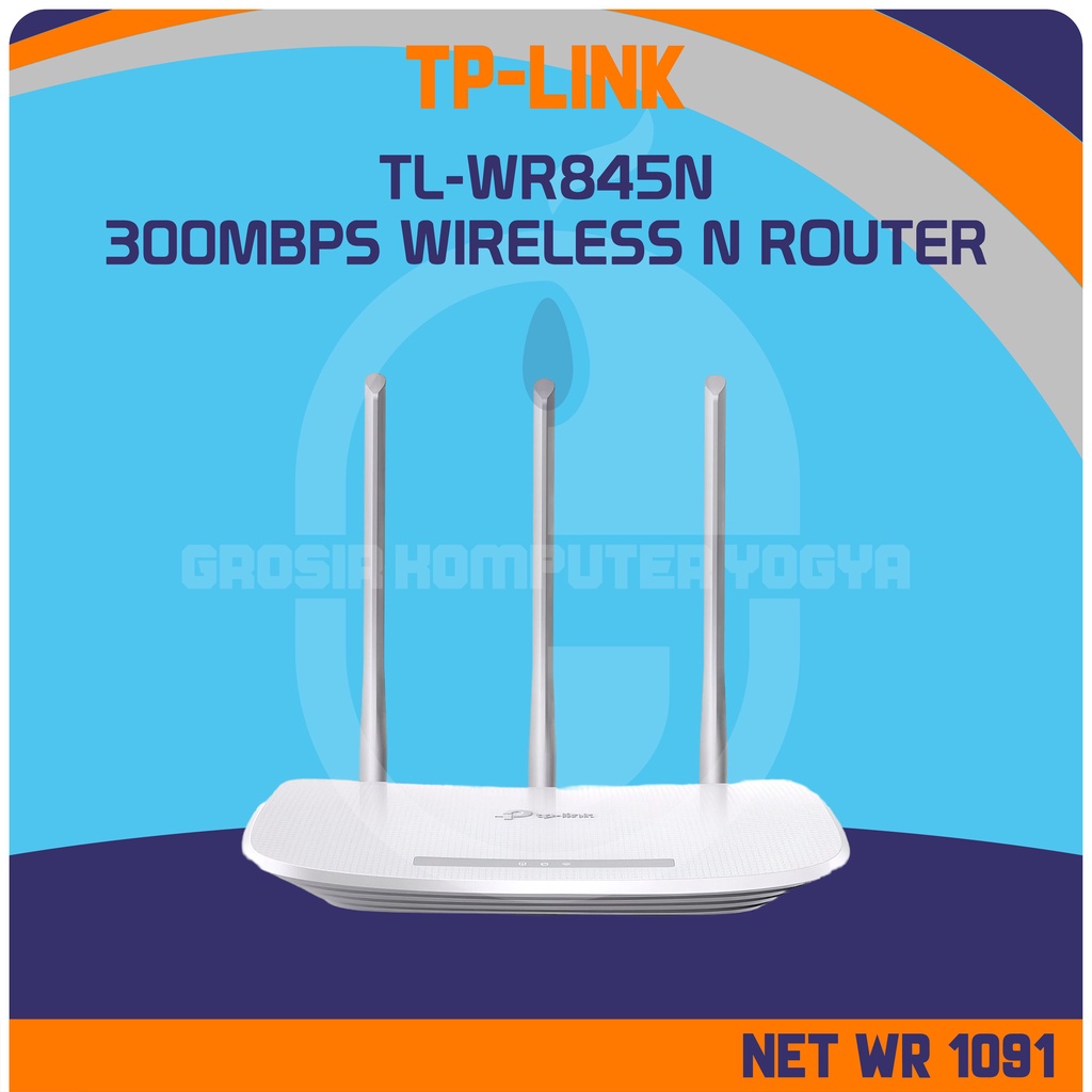 Jual TP-Link TL-WR845N Three Antennas 300Mbps Wireless N Router ...