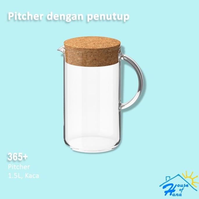 Jual 365+ Pitcher / Karafe / Container Minum Tertutup, 1.5 L, Kaca ...