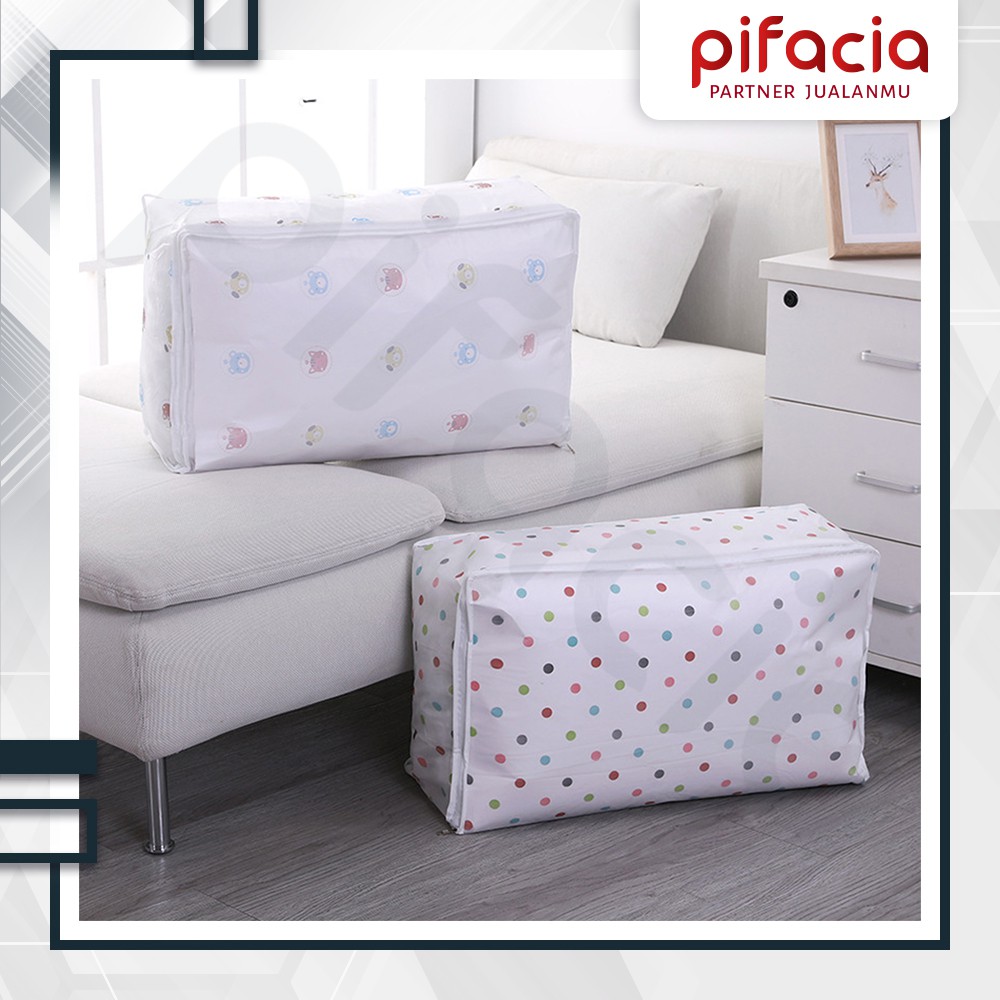 Jual Tas Penyimpanan Selimut Sprei Sarung Bantal Guling Storage Bag Peva Kotak | Shopee Indonesia