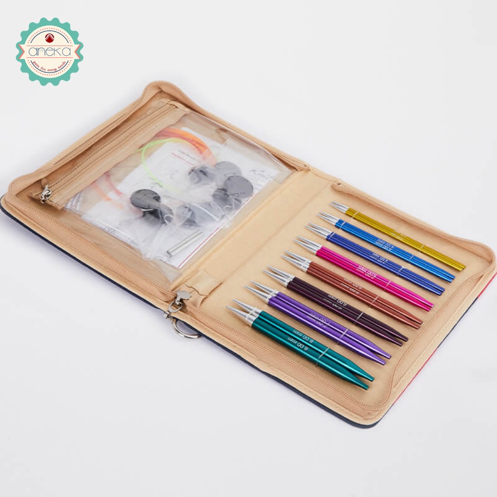 Jual KnitPro Zing - Alat / Jarum Rajut Interchangeable Needle Set ...
