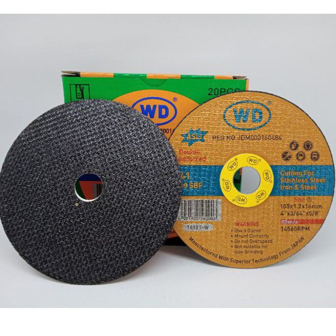 Jual Resibon WD Batu Gerinda Gurinda Potong besi WD 4 inch | Shopee ...
