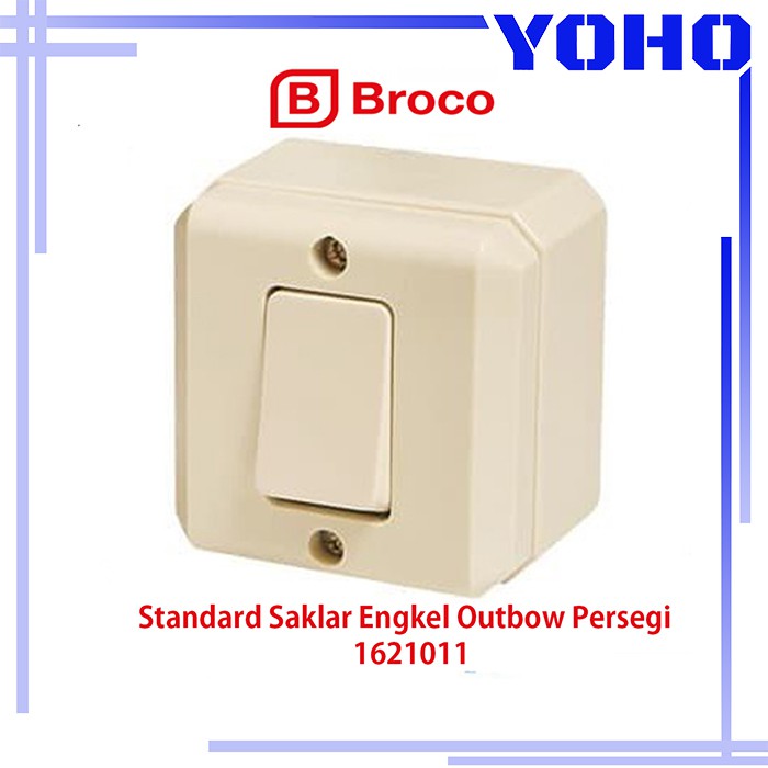 Jual BROCO Standard Saklar Engkel Outbow Persegi 1621011 | Shopee Indonesia