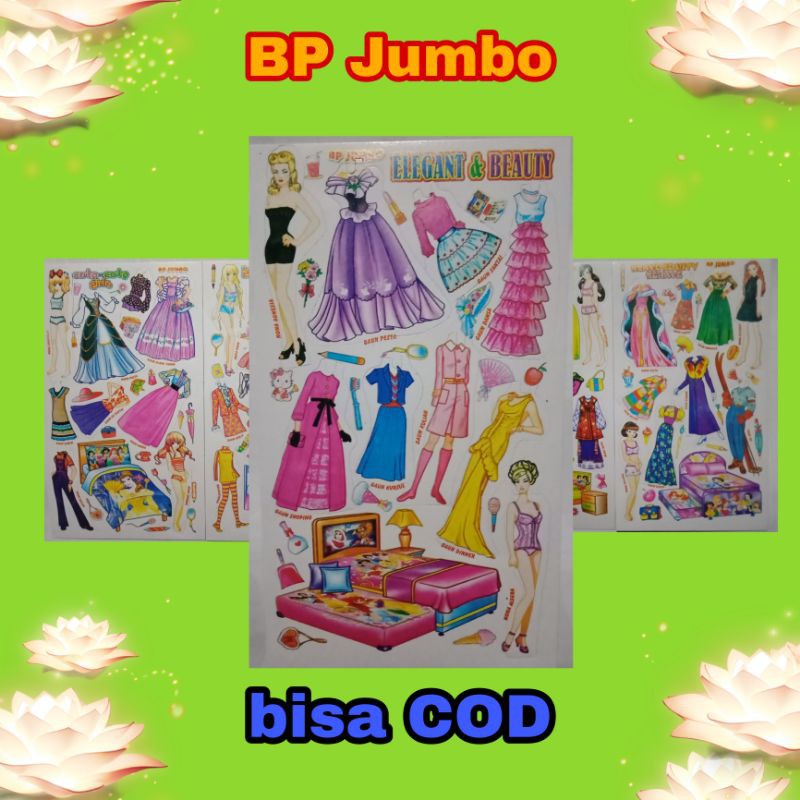 Jual Mainan Jadul Paperdoll Bongkar Pasang Boneka Kertas BP Jumbo ...