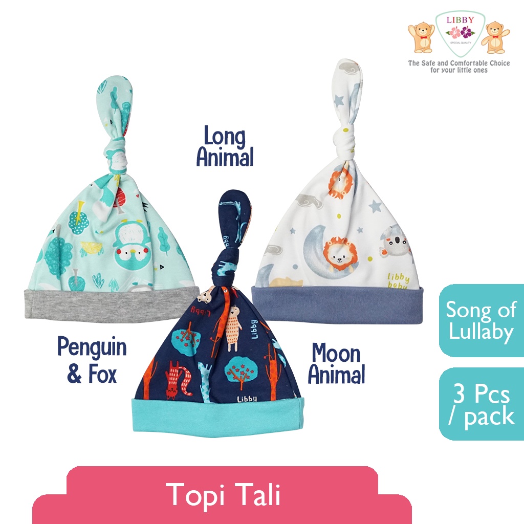 Jual LIBBY Topi Motif Song Of Lullaby (1 pcs) | Shopee Indonesia