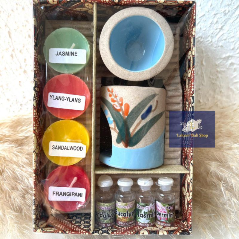 Jual Paket Hemat Tungku Aromaterapi Oil Burner | Shopee Indonesia
