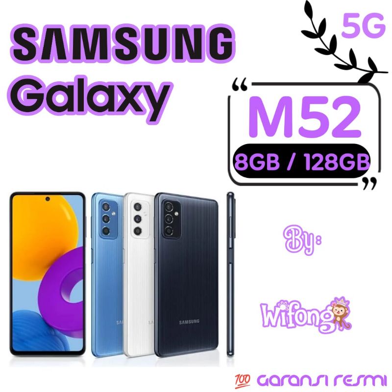 Jual Samsung Galaxy M52 5G 8GB/128GB Garansi Resmi | Shopee Indonesia