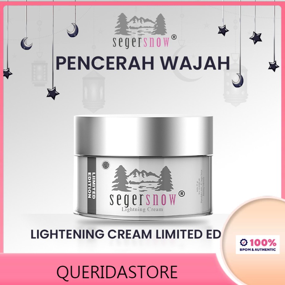 Jual Cream Pemutih Wajah - Seger Snow Lightening Cream Limited Edition ...