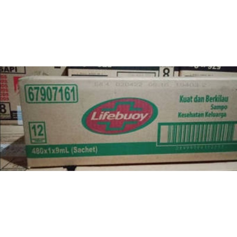 Jual Sampo Lifebuoy Biru Hijau 10 ml Sachet Dus Karton Isi 40 Renteng ...