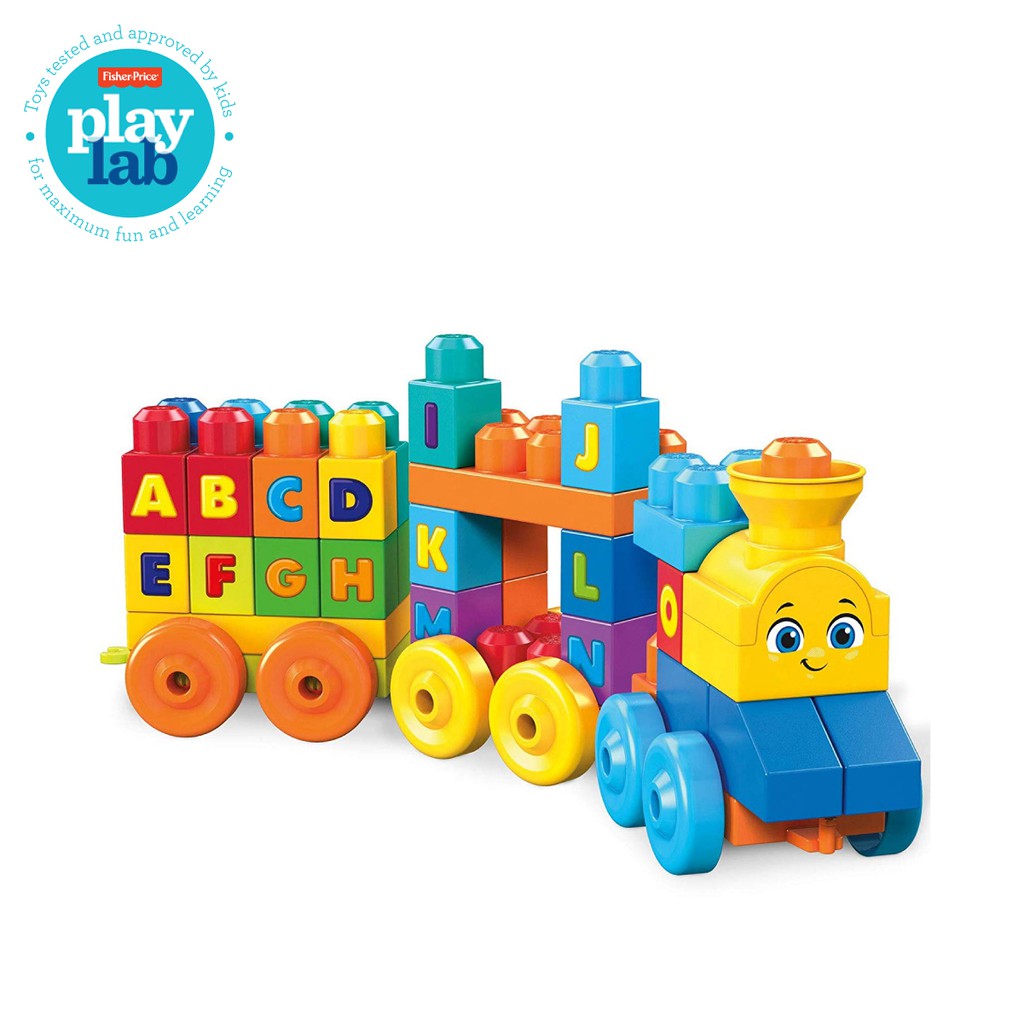 Jual Mega Bloks ABC Musical Train Building Set (50 pieces) - Mainan ...
