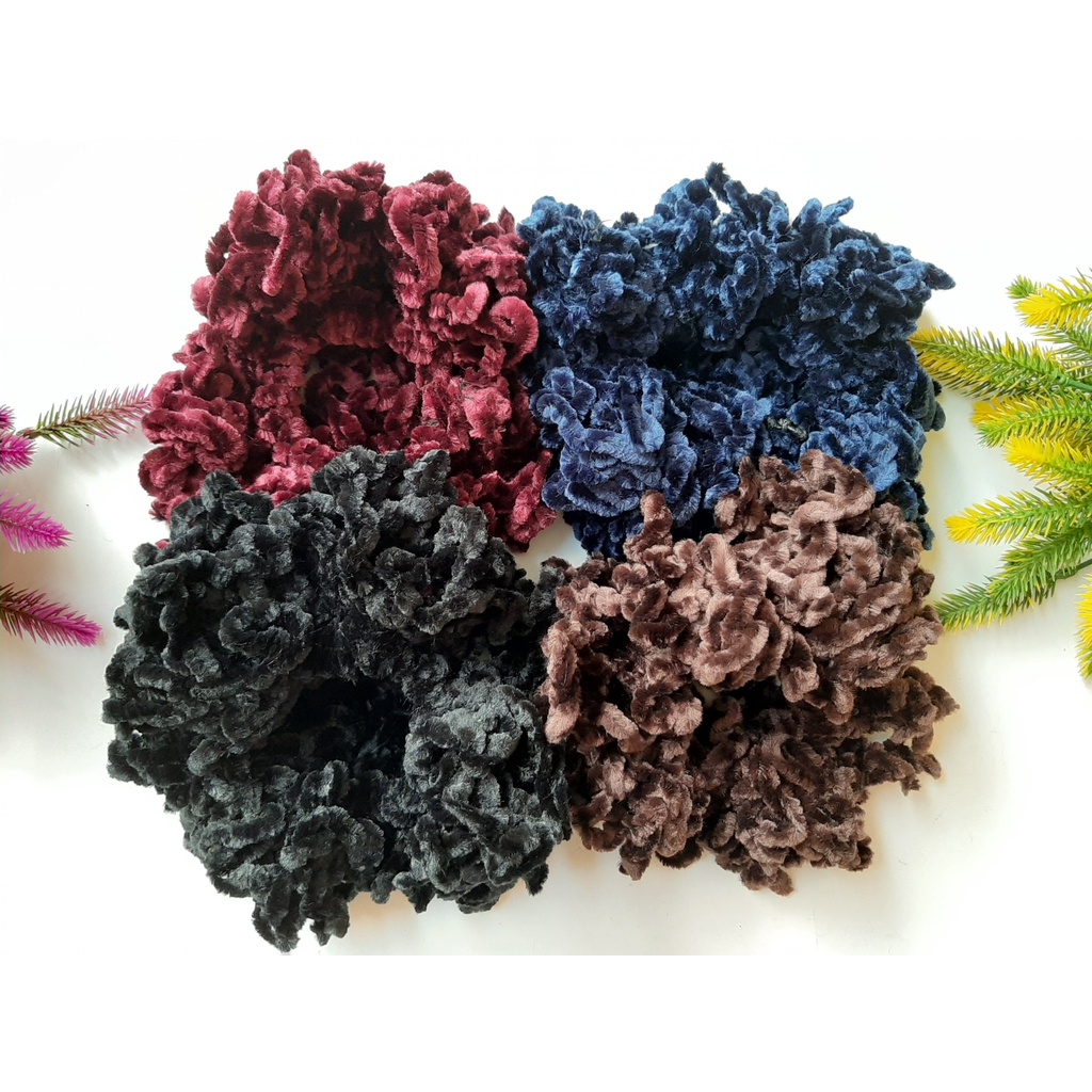 Jual IKAT RAMBUT CEPOL UBUR UBUR JURAI 100/ KUNCIR RAMBUT CENDOL BESAR ...