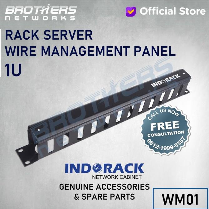 Jual SSN KOMPUTER - WIRE MANAGEMENT 1U WM01 - HORIZONTAL CABLE WIRING ...