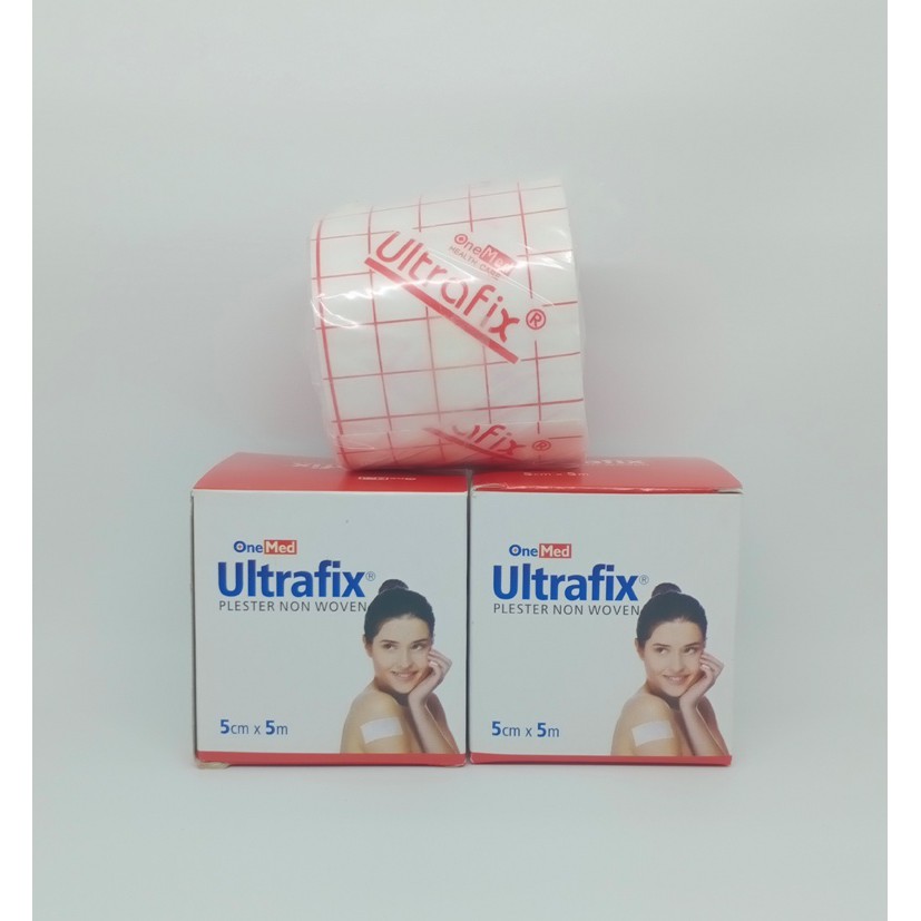 Jual Plester Luka Ultrafix 5cm x 5m OneMed Plester Luka Non Woven 5cm x 5m | Shopee Indonesia