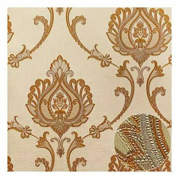 Jual Wallpaper Dinding Vinil Motif Batik Kuning Uk 53Cm X 10M ...