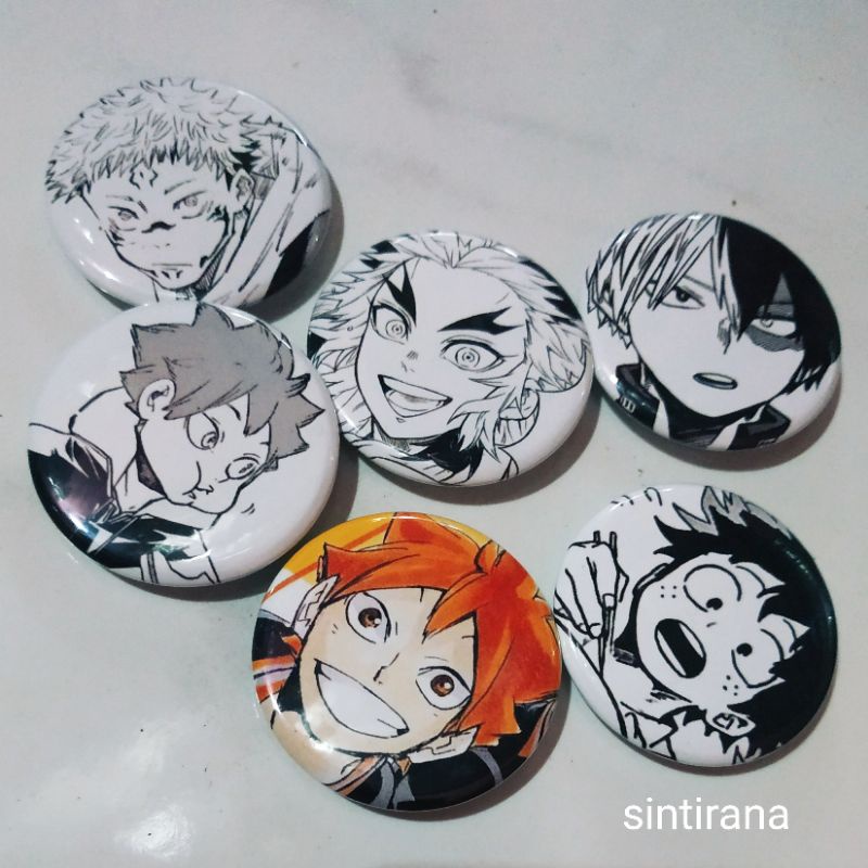 Jual Pin Anime CUSTOM Pin Badge | Shopee Indonesia