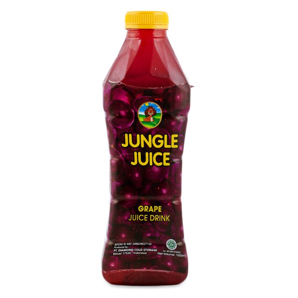 Jual JUNGLE JUICE Grape 1000ml - Jus Buah Rasa Anggur Kemasan Botol 1 ...