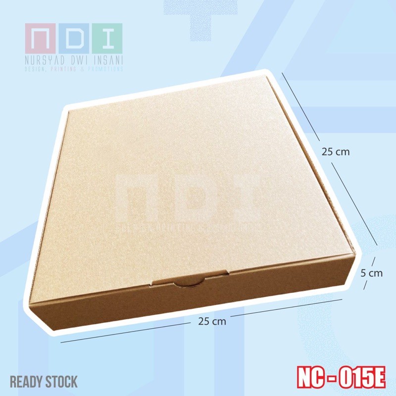Jual DUS BOX CORRUGATED 1 PAK (ISI 20 pcs) Uk. 25x25x5cm | Shopee Indonesia